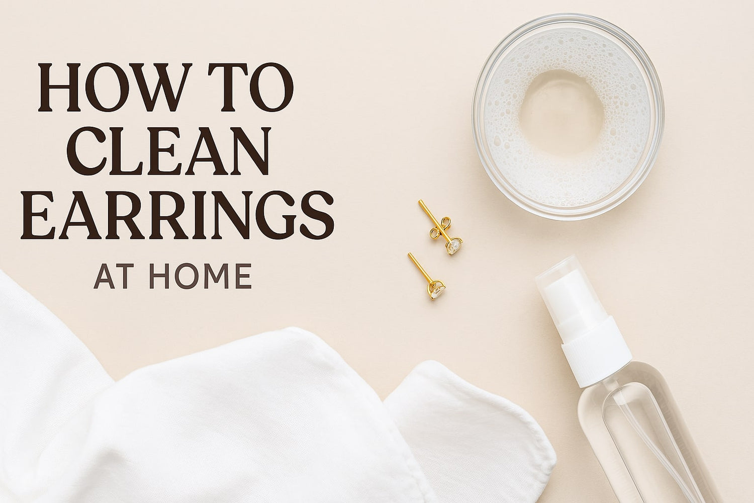 How to Clean Earrings at Home: Disinfect with Rubbing Alcohol & Tips ...